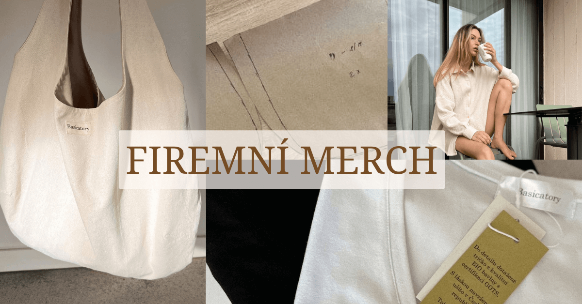 Firemní merch - reklamní oblečení na míru